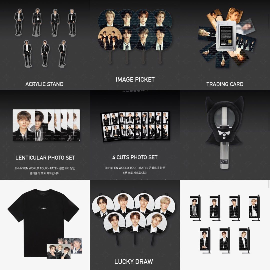 [PO/SGGO] enhypen fate tour merchandise, Hobbies & Toys, Memorabilia ...