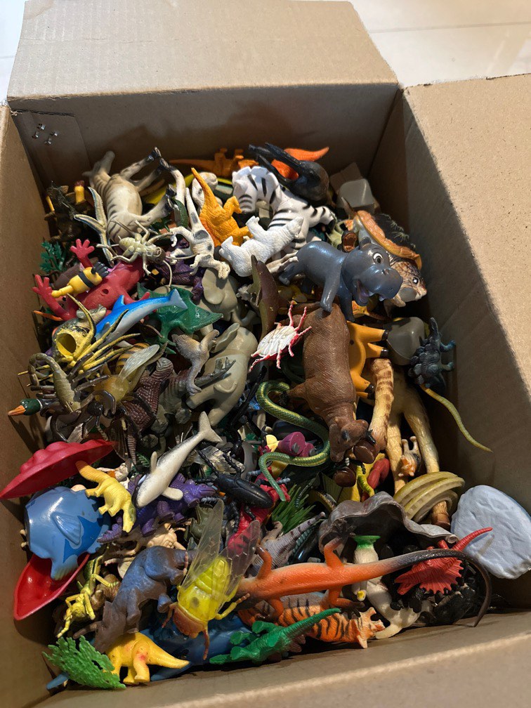 Preloved animals, insects, dinosaurs and sea creatures., Hobbies & Toys ...