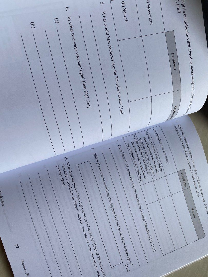 Primary 5 intensive practice comprehension Open-ended, Hobbies & Toys ...