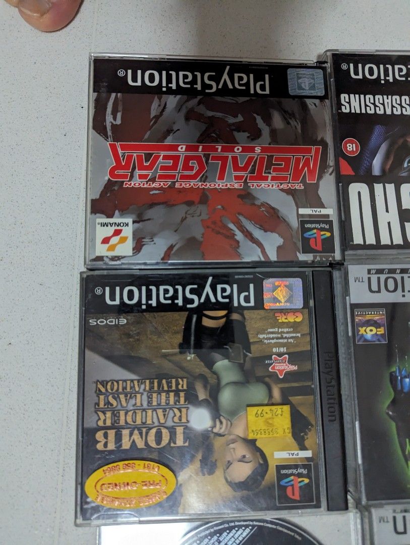 Ps1 playstation 1 pal games crash bandicoot tenchu metal gear solid 1 ...