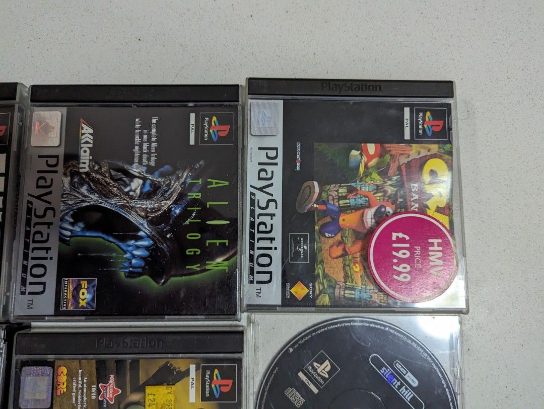Ps1 playstation 1 pal games crash bandicoot tenchu metal gear solid 1 ...