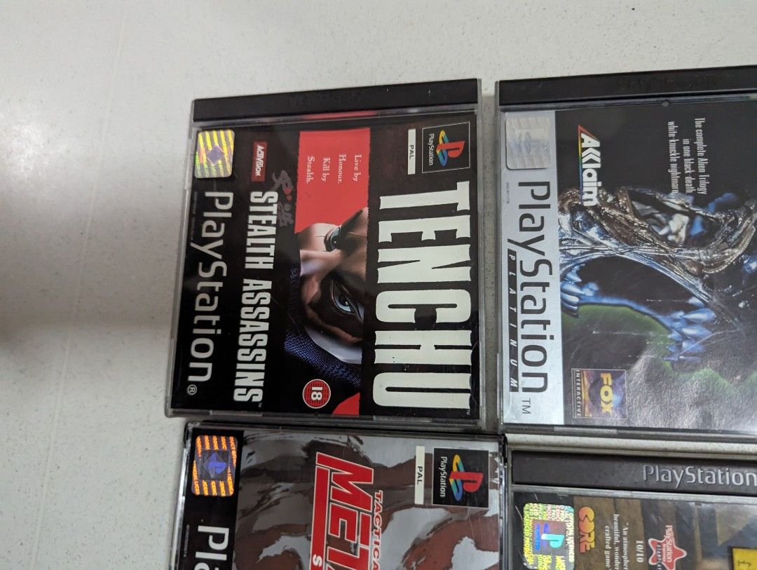 Ps1 playstation 1 pal games crash bandicoot tenchu metal gear solid 1 ...