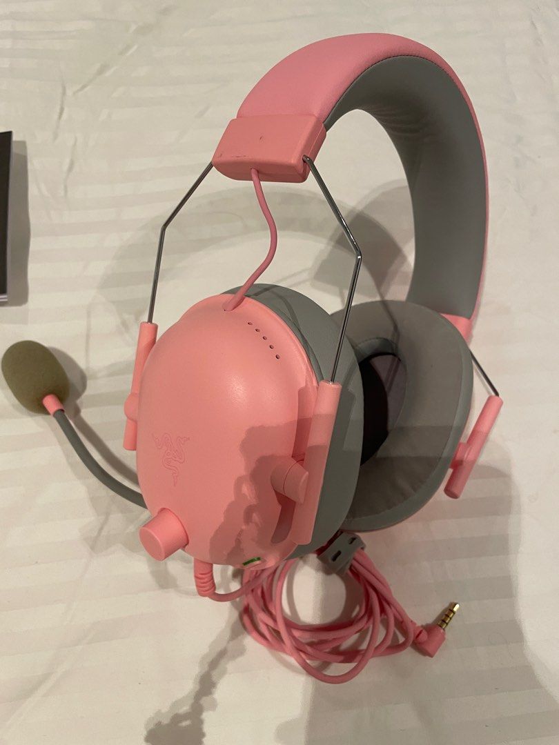 RAZOR BLACKSHARK V2 X gaming headset PINK, Audio, Headphones & Headsets ...