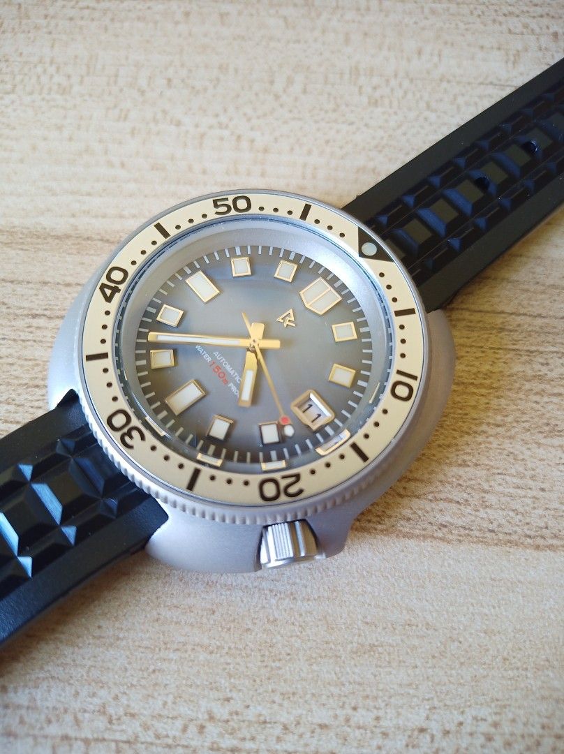 RDUNAE Captain Willard Turtle 6105 Homage NH35A Automatic Diver watch ...