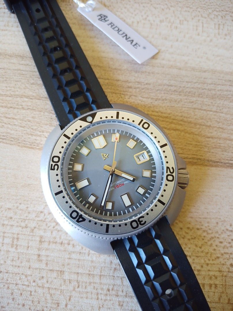 RDUNAE Captain Willard Turtle 6105 Homage NH35A Automatic Diver watch ...