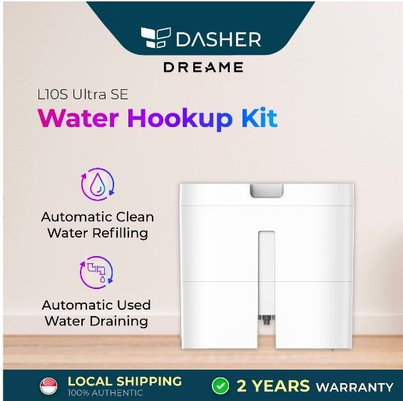 【READY STOCK】Dreame Water Hookup Kit for L10s Ultra SE | Auto Clean ...