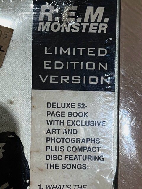 REM - Monster 1994 Limited Edition CD, Hobbies & Toys, Music & Media ...