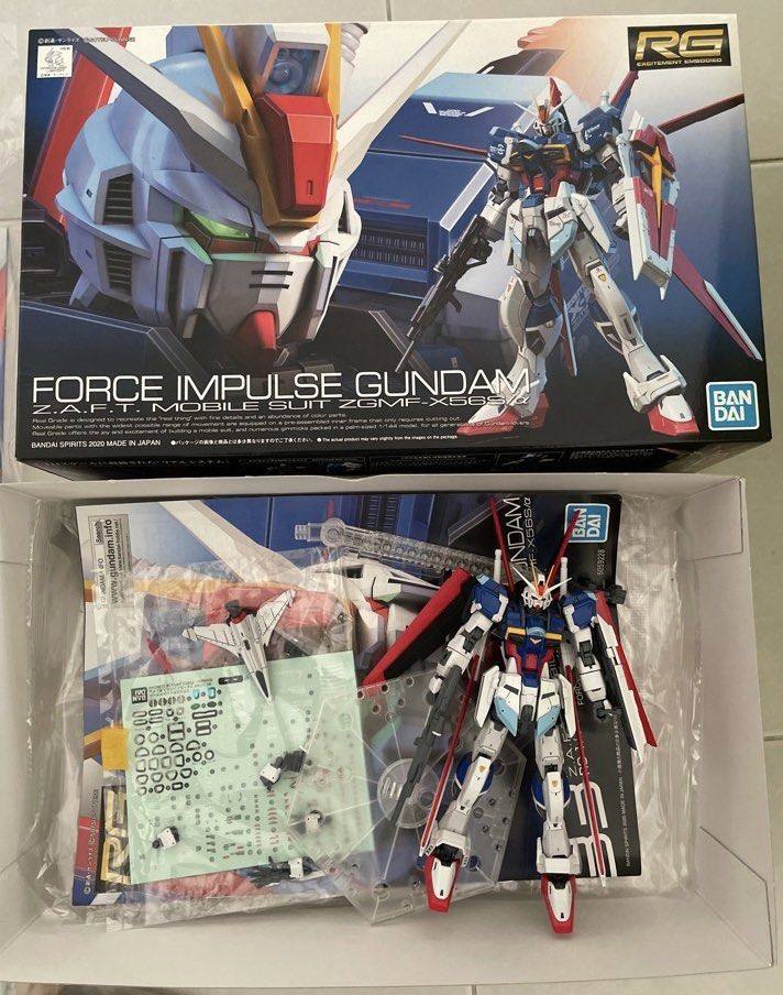 RG Force Impulse Gundam, Hobbies & Toys, Toys & Games on Carousell