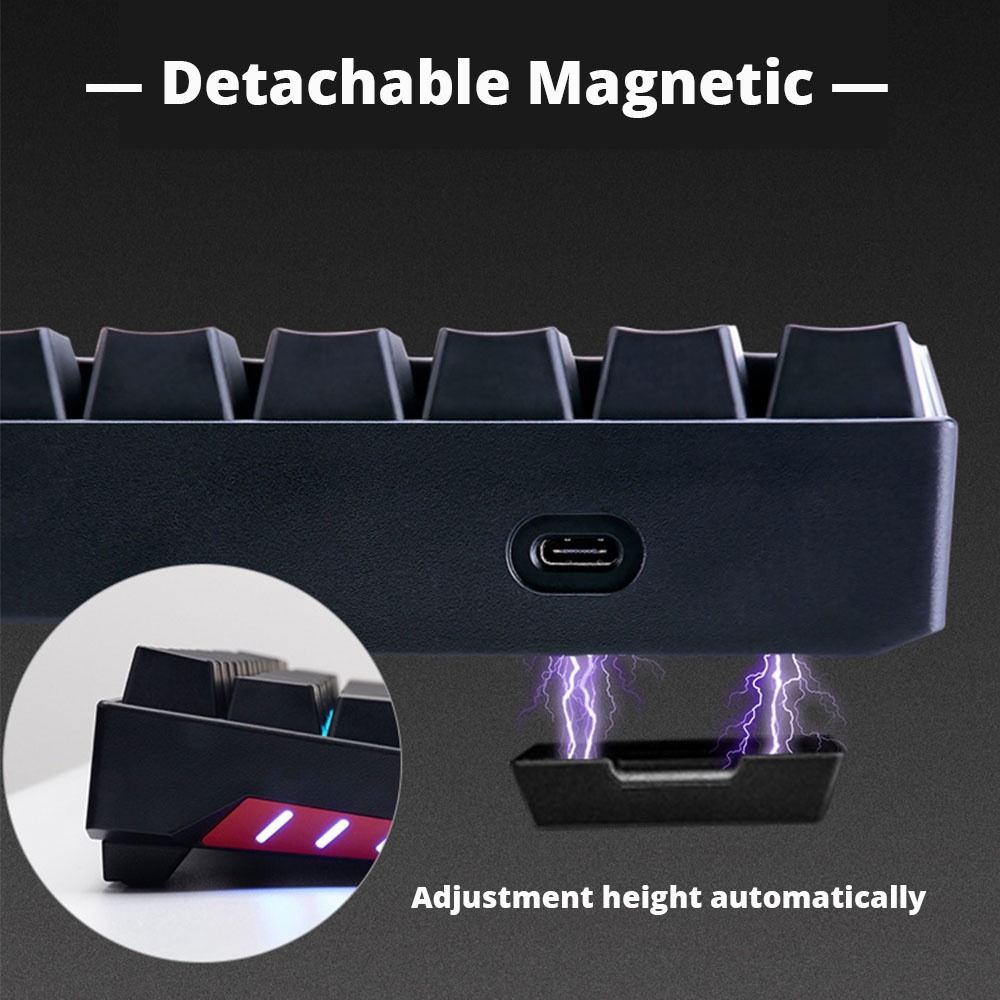 RK61 RK71 Wireless Bluetooth Mechanical Keyboard Ultra Compact 60 70 ...