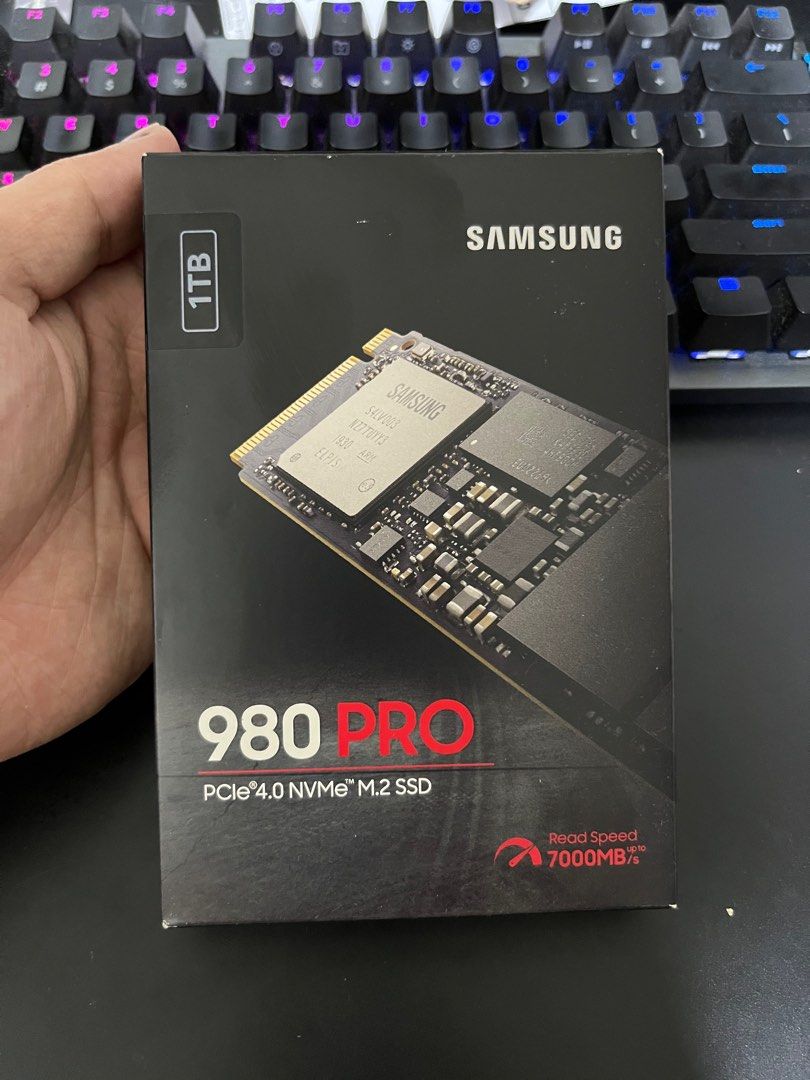 Samsung SSD 980Pro 1TB Nvme Gen4, Computers & Tech, Parts & Accessories, Hard Disks ...