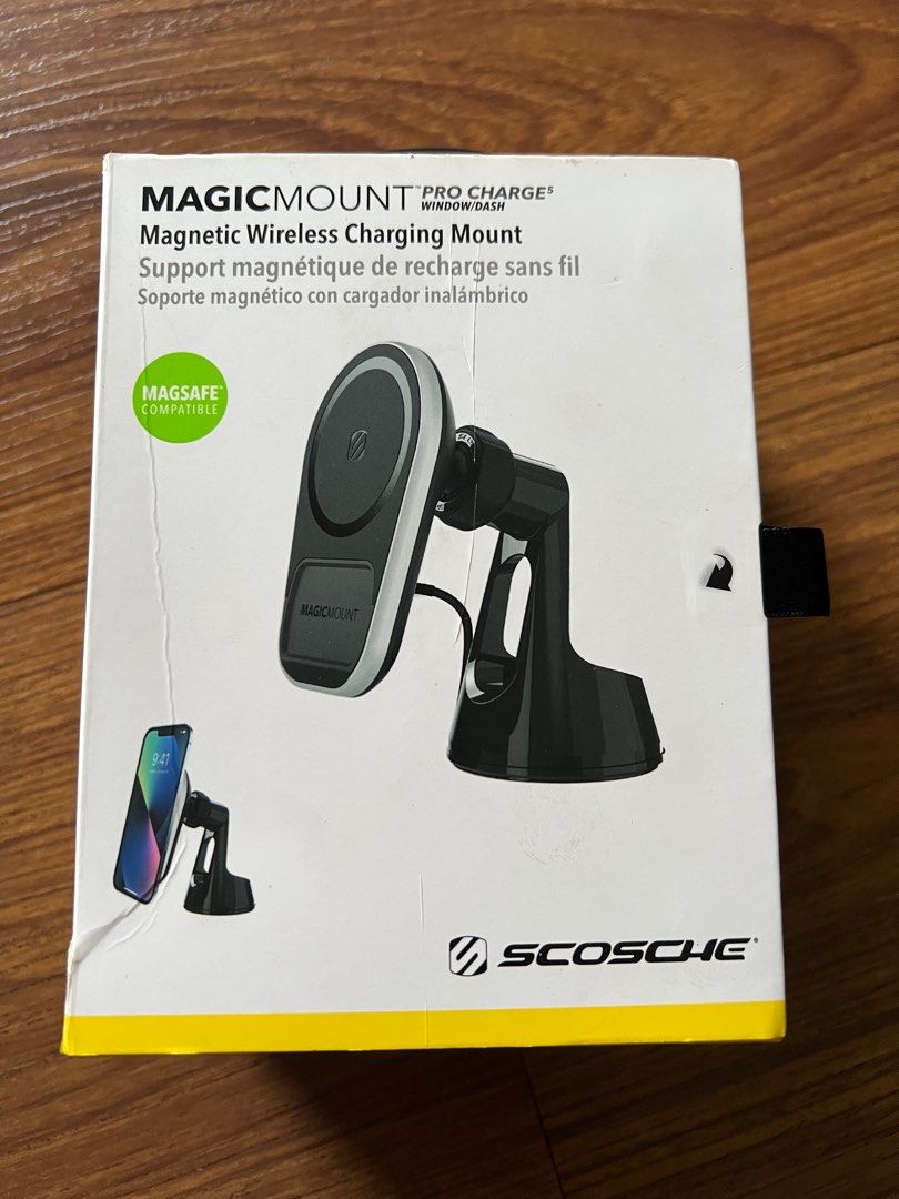 Scosche Magic Mount Charge Pro 5 window/dash mount on Carousell