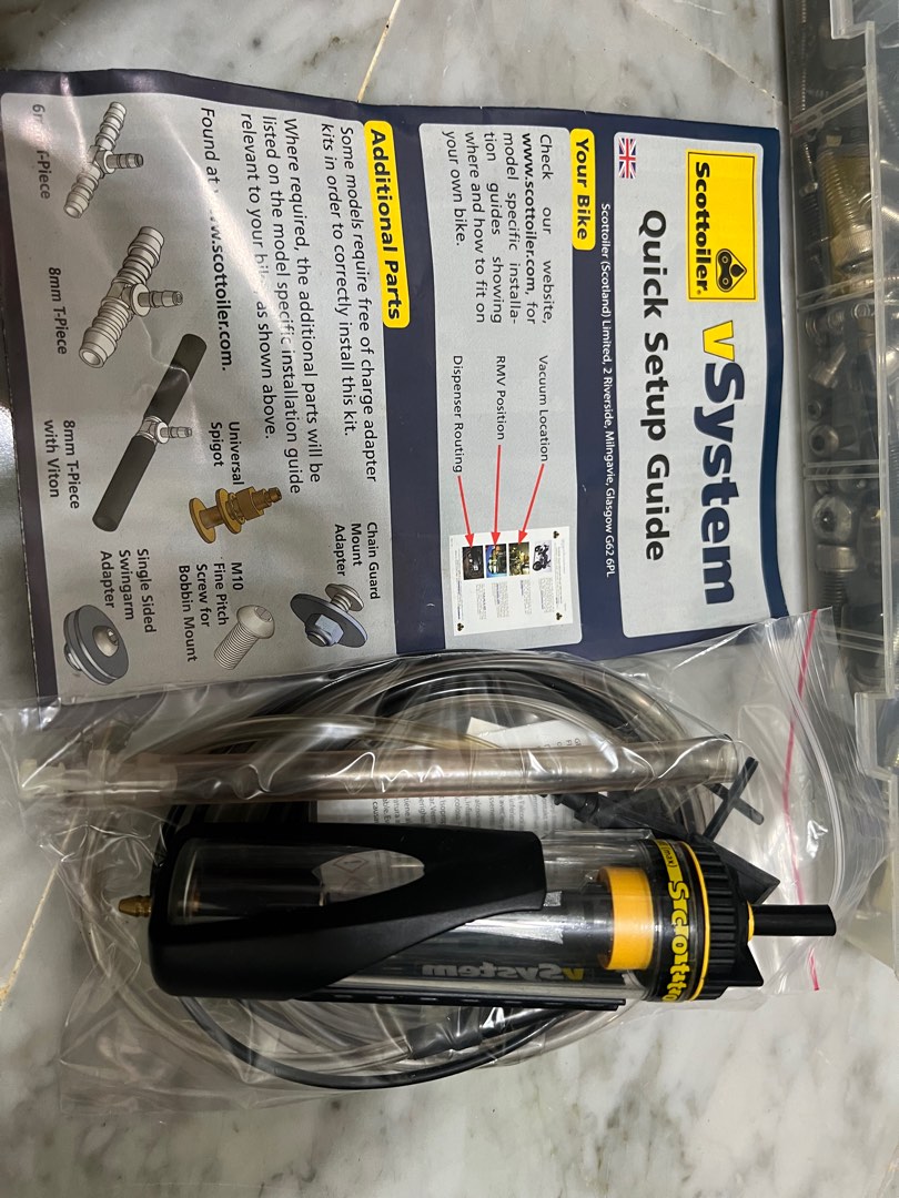 Scottoiler System, Motorcycles, Motorcycle Accessories on Carousell