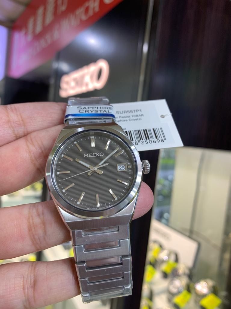 SEIKO MEN SIZE SAPPHIRE CRYSTAL DRESS WATCH CAL_6N52 JAPAN MOVEMENT 精工 ...