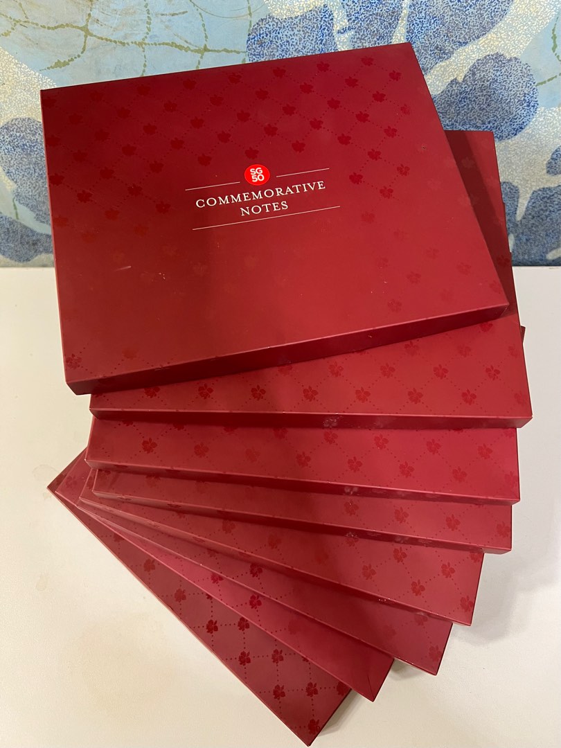 SG50 Commemorative Notes Boxes, Hobbies & Toys, Memorabilia ...