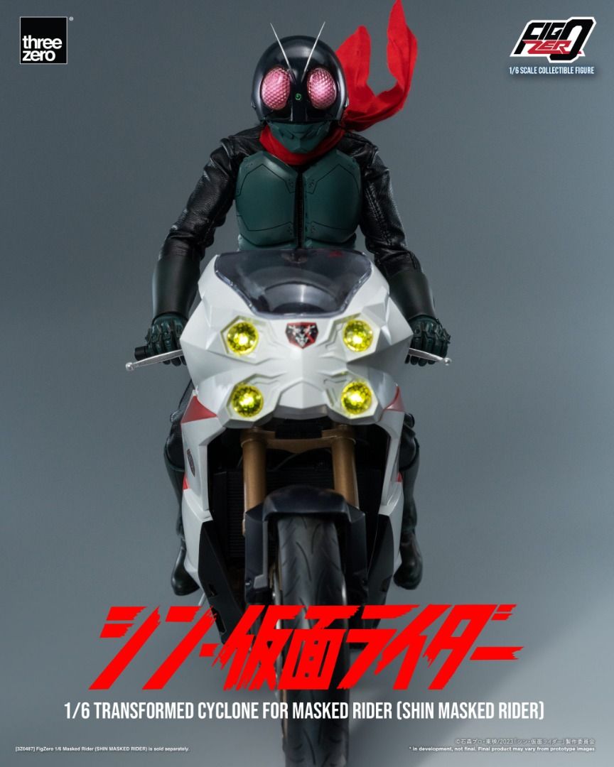Shin Kamen Rider 2023 : FigZero - 1/6 scale Transformed Cyclone for ...