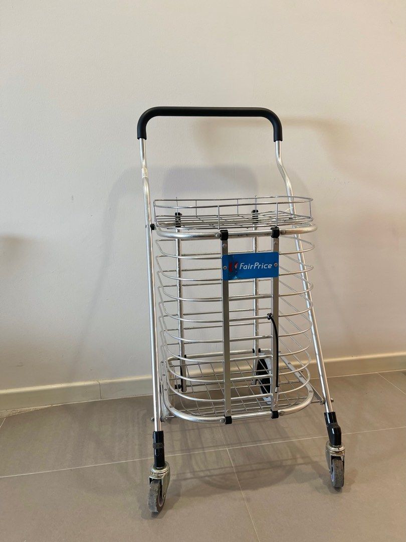 Shopping Trolley (NTUC), Furniture & Home Living, Home Improvement ...