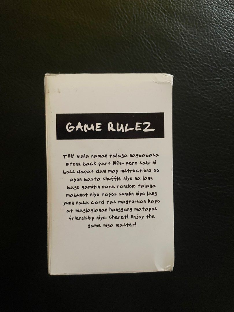 Shot Puno Drinking Card Game, Hobbies & Toys, Toys & Games on Carousell