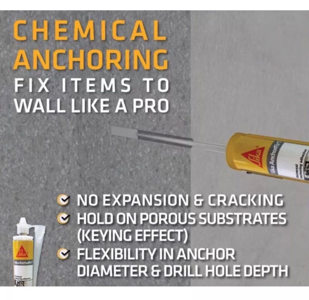 Sika AnchorFix® S (Universal Anchoring Adhensive) ,SIKA ANCHOR FIX ...