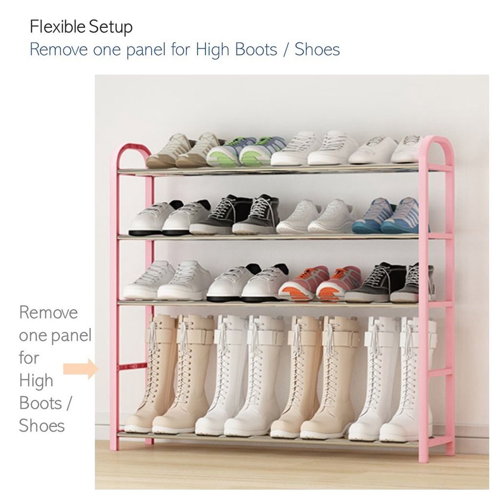 Simple Minimalist Shoe Rack 3/4/5 Tiers SB0005, Furniture & Home Living ...