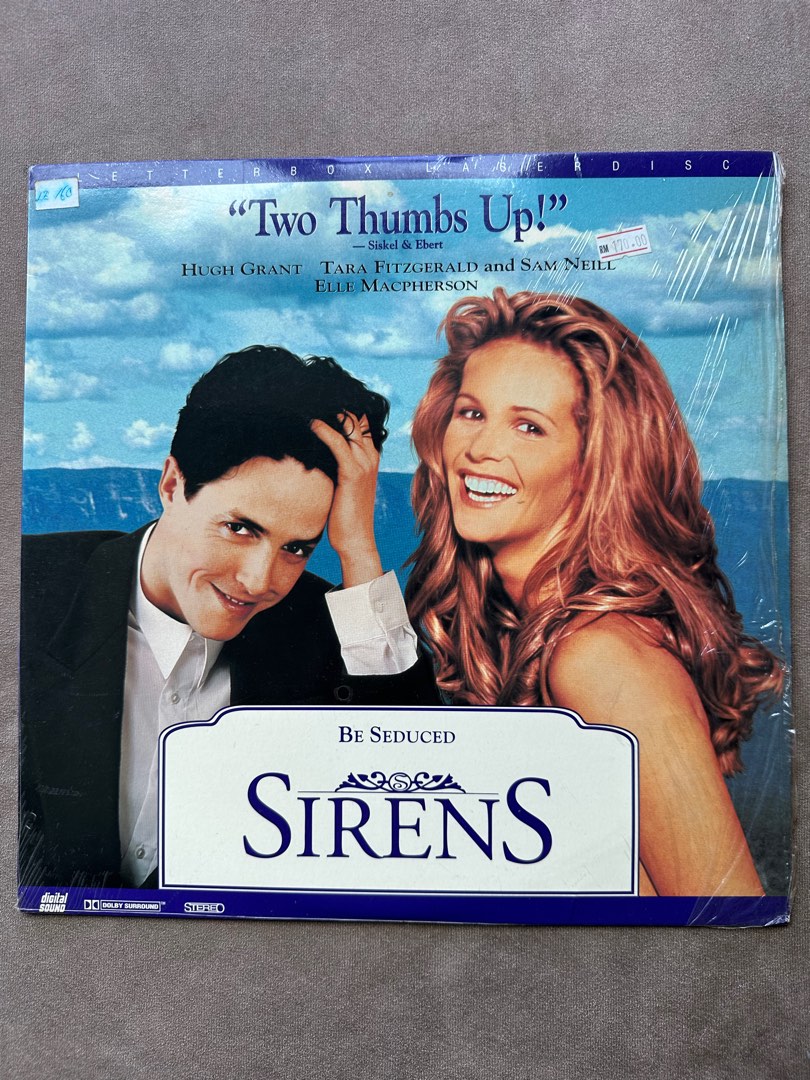 Sirens the movie Laser Disc, Hobbies & Toys, Music & Media, CDs & DVDs ...