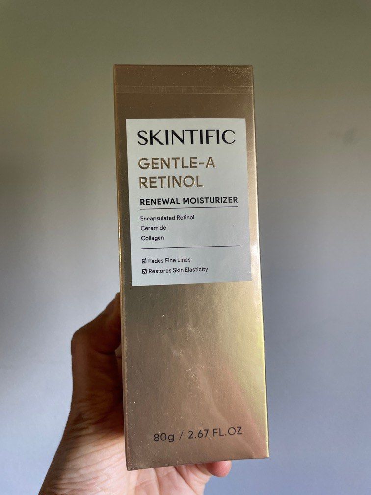 SKINTIFIC NEW SEGEL BIG SIZE Gentle A retinol moisturizer, Kesehatan ...
