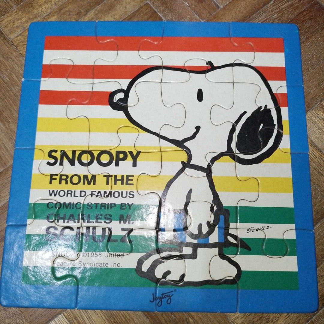 Snoopy 4 in 1 Cube Box Puzzle on Carousell