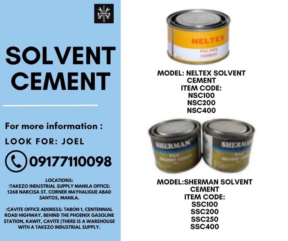 SOLVENT CEMENT, Commercial & Industrial, Industrial Equipment on Carousell