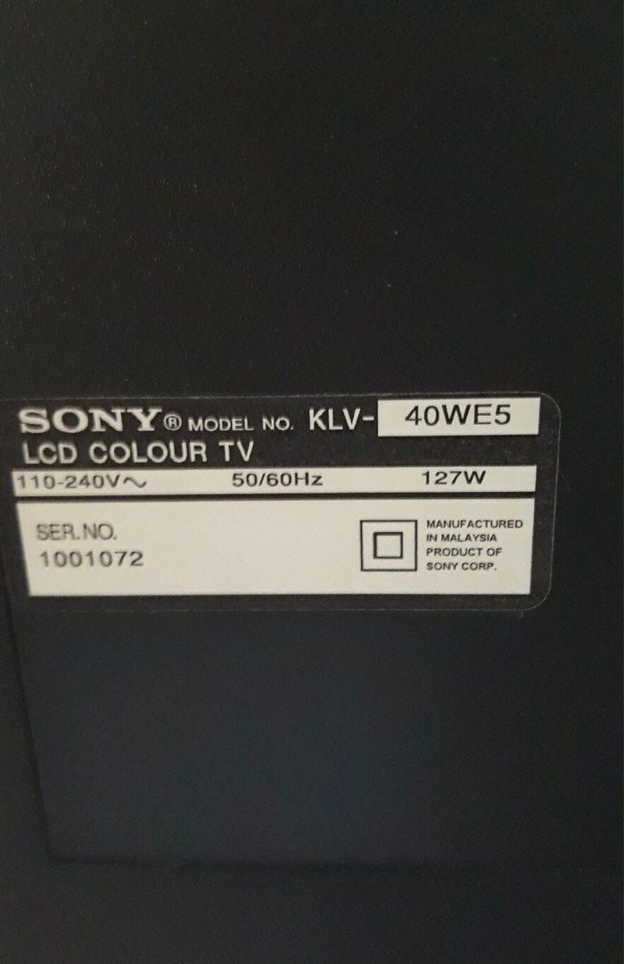 SALE SONY BRAVIA LCD COLOUR TV, TV & Home Appliances, TV ...
