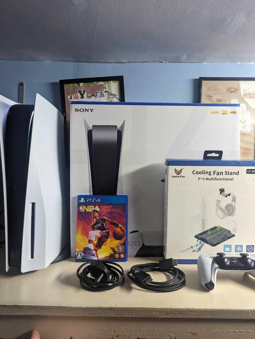 Sony Playstation 5 / PS5 Disc Edition CFI-1218A with NBA 2k23, Video ...