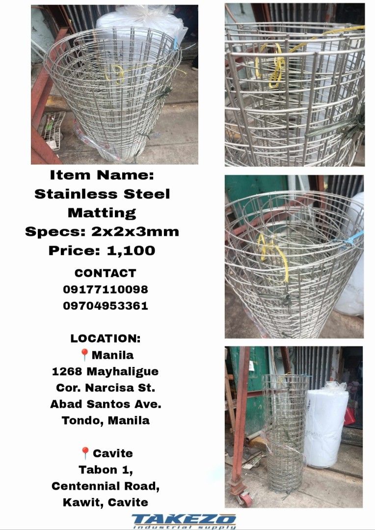 Stainless Steel Matting, Commercial & Industrial, Construction Tools ...