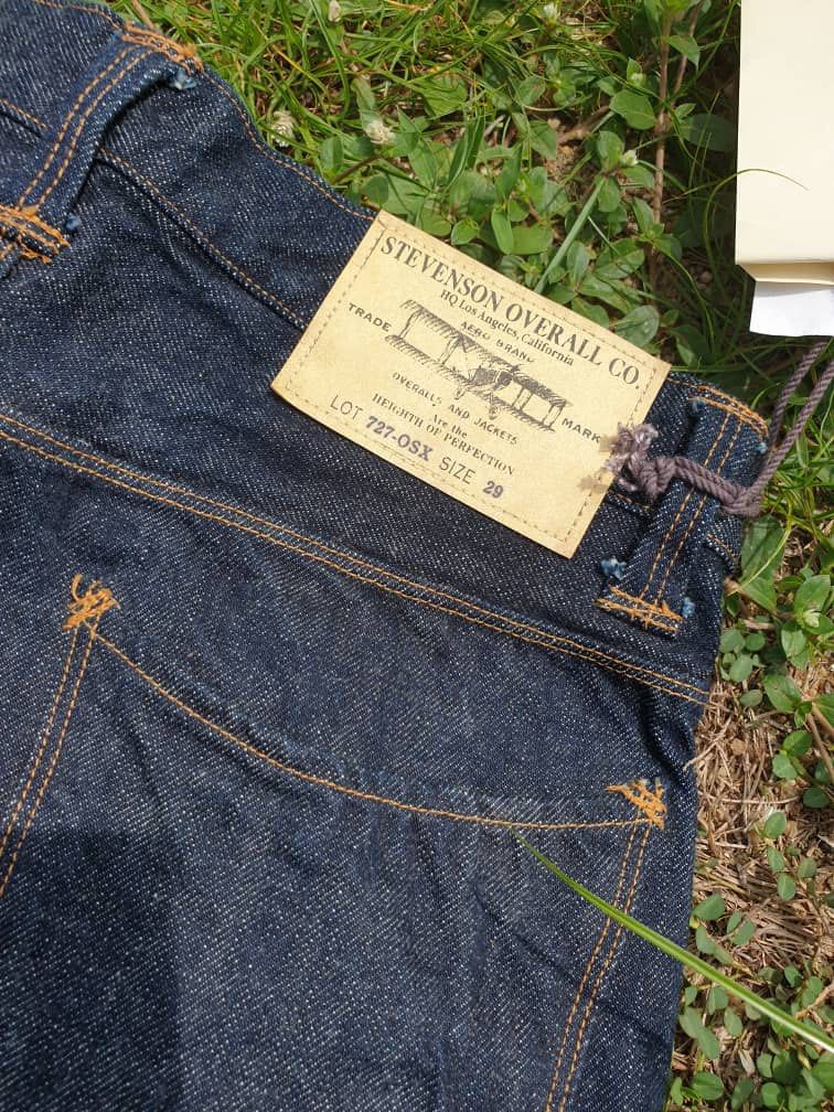 Stevenson Overall Co. La Jolla 727 Slim tappered fit One wash denim , samurai momotaro iron ...