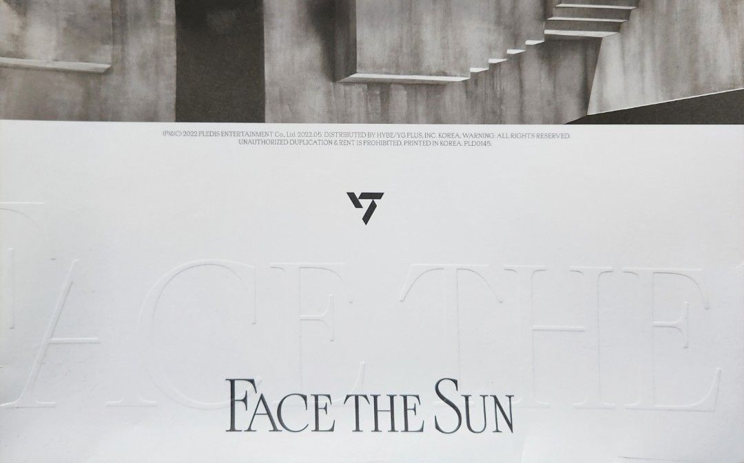 SVT Face The Sun, ep 1 Control Unsealed, Hobbies & Toys, Music & Media ...