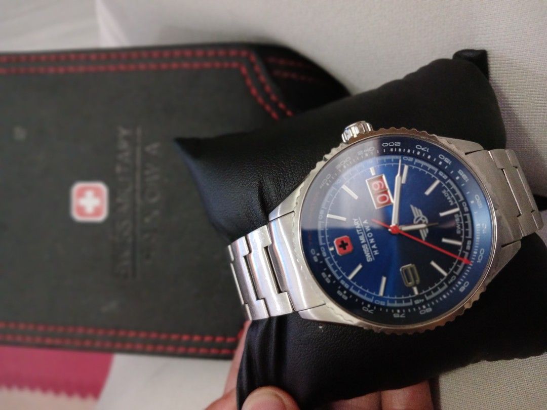 Swiss Military Hanowa Sapphire Crystal watch, Men's Fashion, Watches ...