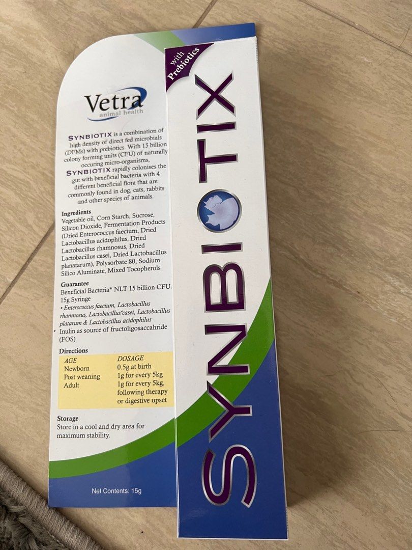 Synbiotix probiotics syringe for cats and dogs, Pet Supplies, Pet Food ...