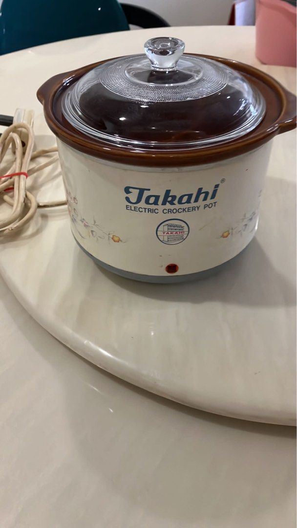Takahi electric crockery pot 15cm ( 0.7 L ), Furniture & Home Living ...