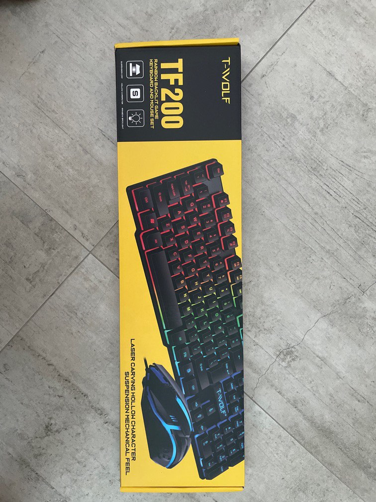 Tf200 T Wolf Gaming Keyboard And Mouse Set Computers And Tech Parts And Accessories Computer