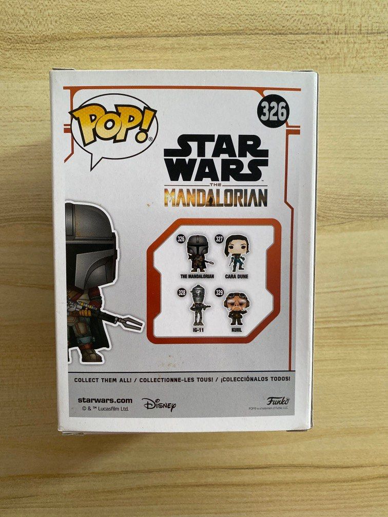 The Mandalorian Funko Pop 326, Hobbies & Toys, Memorabilia & Collectibles, Fan Merchandise on ...