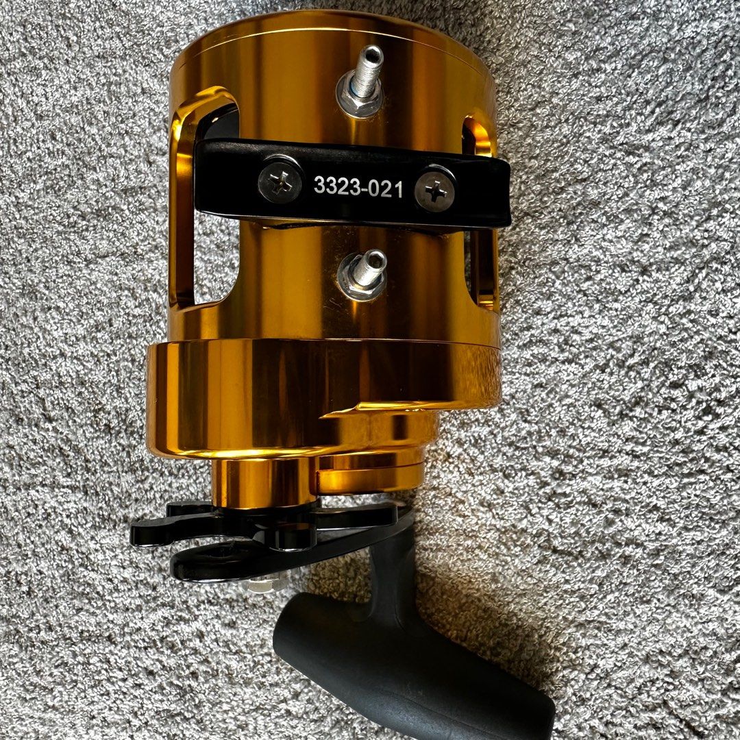 TIBURON SST20/80 Smart Shift (2-Speed) Lever Drag Reel | (Gold) With ...