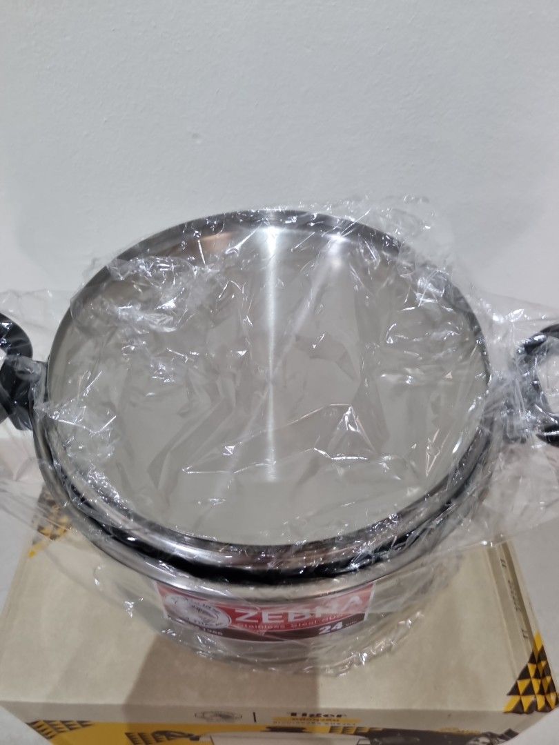 Tiger Stainless steel Pot 24cm, Furniture & Home Living, Kitchenware ...