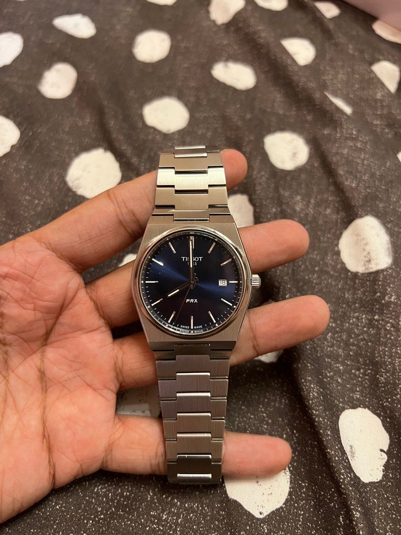Tissot PRX 40mm Blue Dial, Luxury, Watches on Carousell