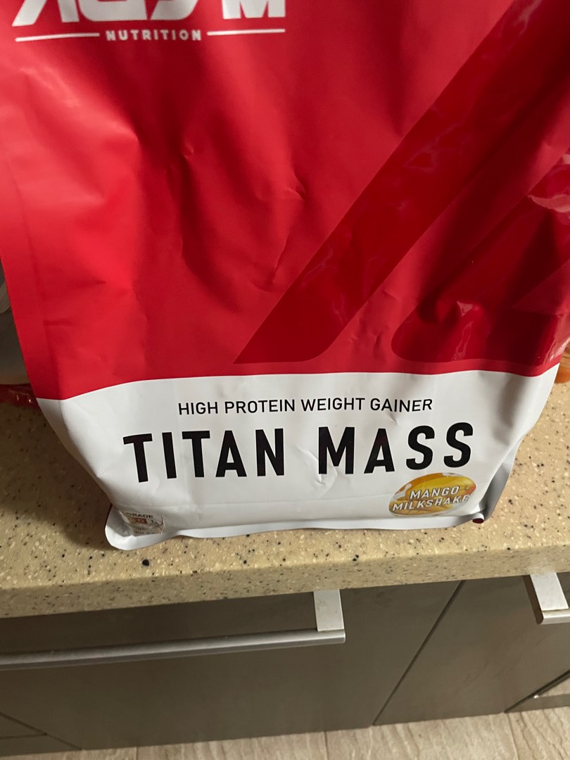 Titan Mass Gainer/ Mango 2.1kg, Health & Nutrition, Health Supplements ...