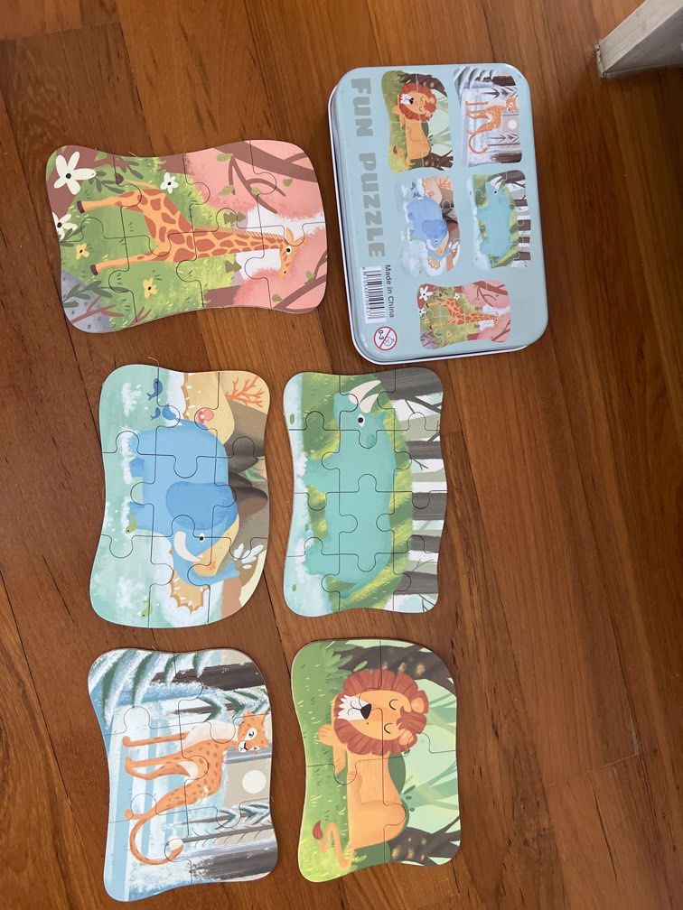 Toddler/Children Jungle/animal Puzzle set, Hobbies & Toys, Toys & Games ...