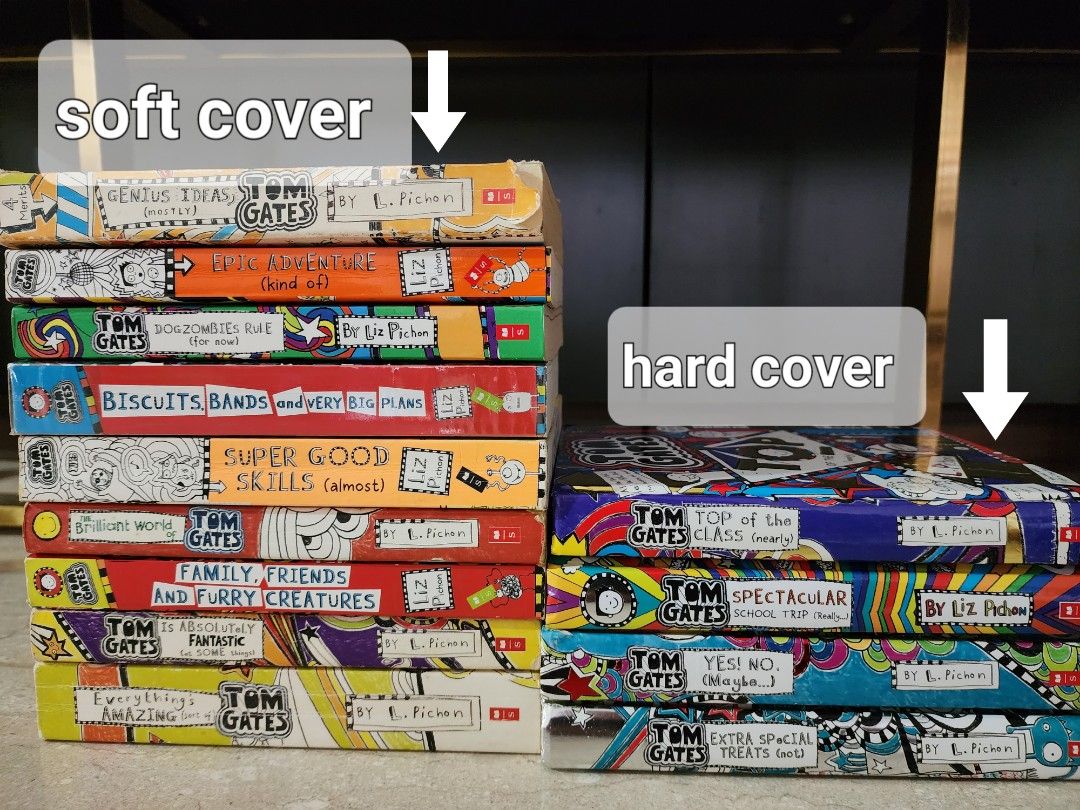 Tom Gates set of 13 books by Liz Pichon, Hobbies & Toys, Books ...