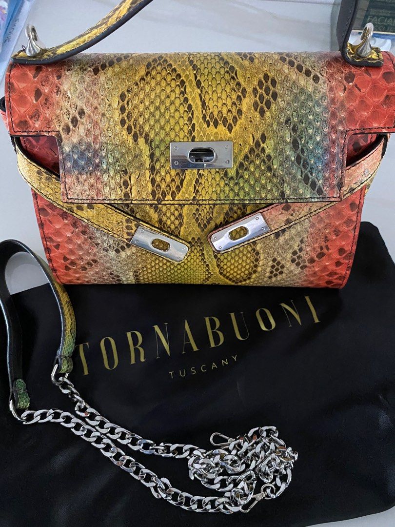 Tornabuoni Python aka K26, Women's Fashion, Bags & Wallets, Shoulder Bags on Carousell