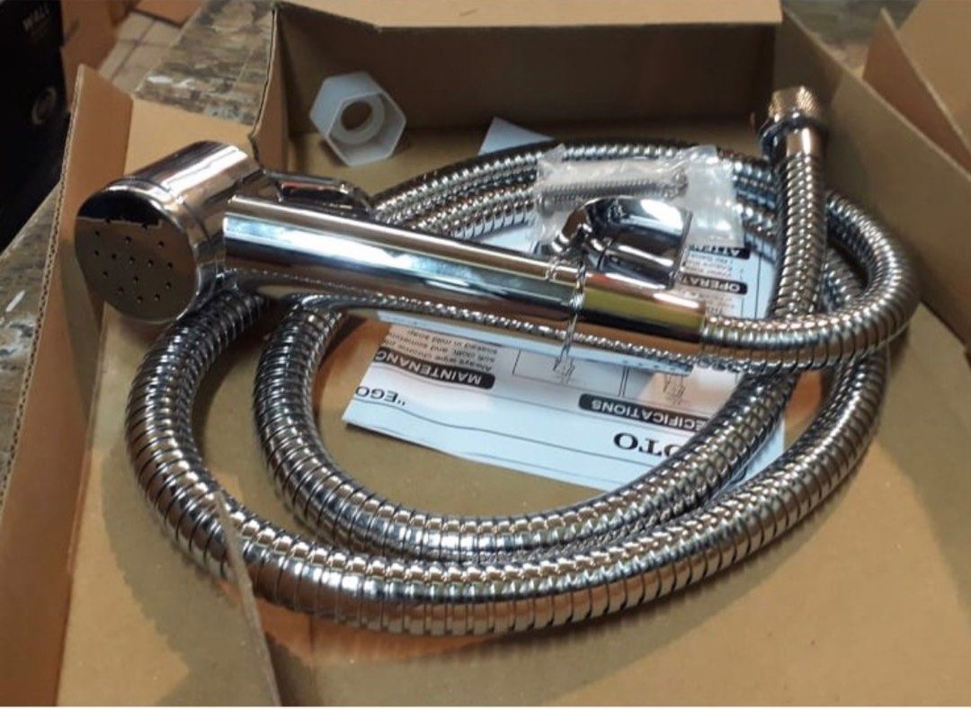 TOTO bidet spray with stop valve, Furniture & Home Living, Bathroom ...