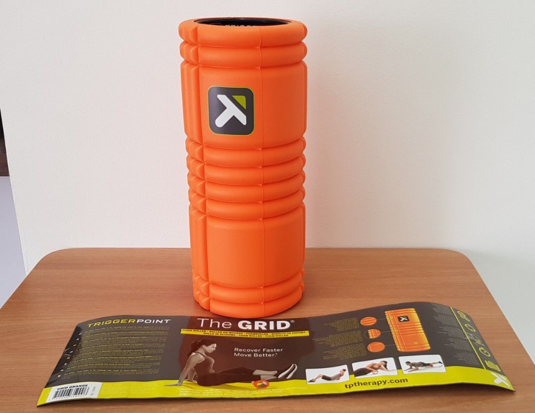 Trigger Point - The Grid Orange Foam Roller, Health & Nutrition, Massage Devices on Carousell