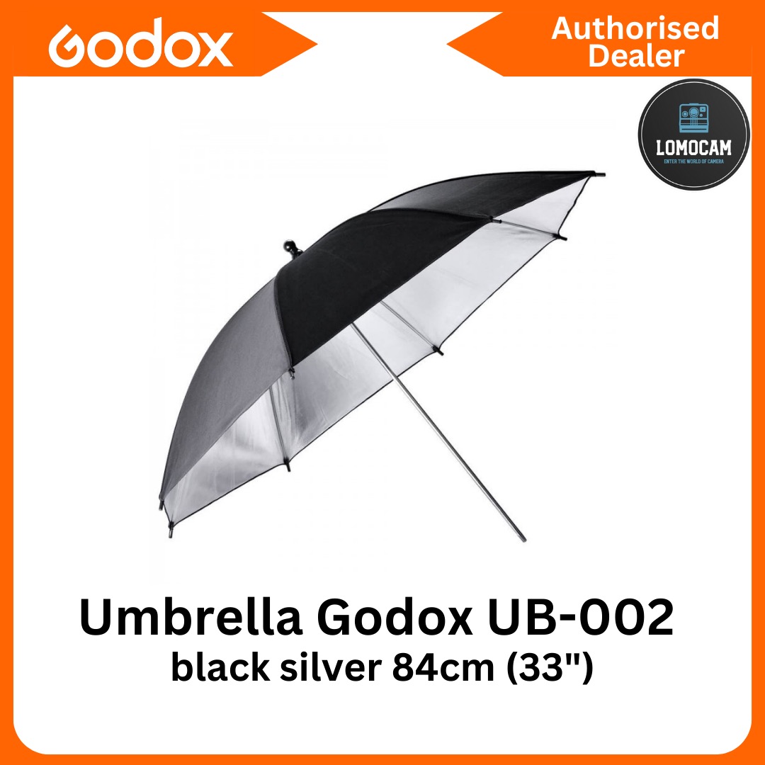 Umbrella Godox UB-002 black silver 84cm 33 inches, Photography ...
