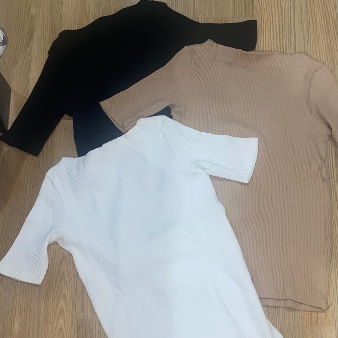 UNIQLO Basic Sabrina Shirt on Carousell