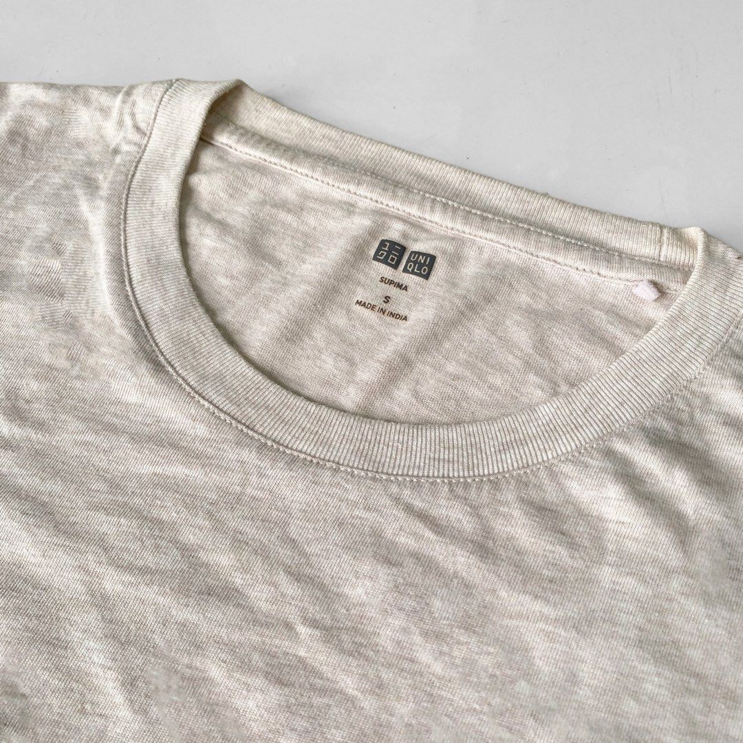 Uniqlo Supima Cotton T-Shirt, Men's Fashion, Tops & Sets, Tshirts ...