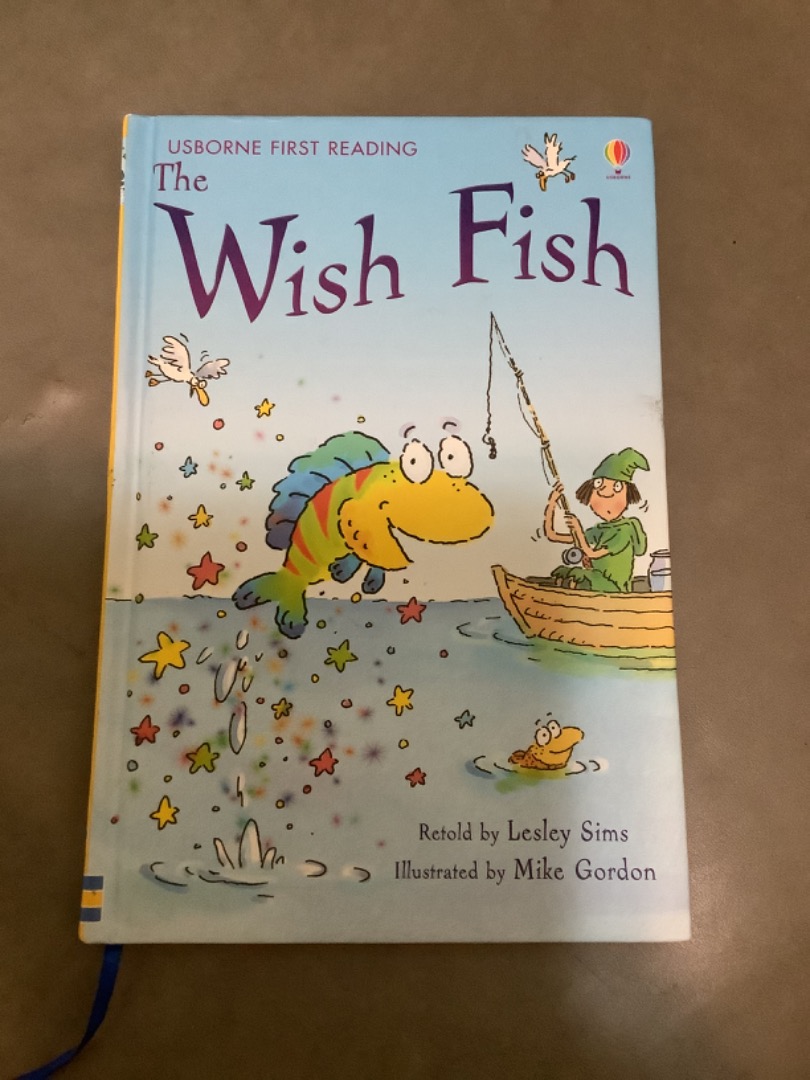USBORNE FIRST READING The Wish Fish, 興趣及遊戲, 書本 & 文具, 小說 & 故事書 - Carousell